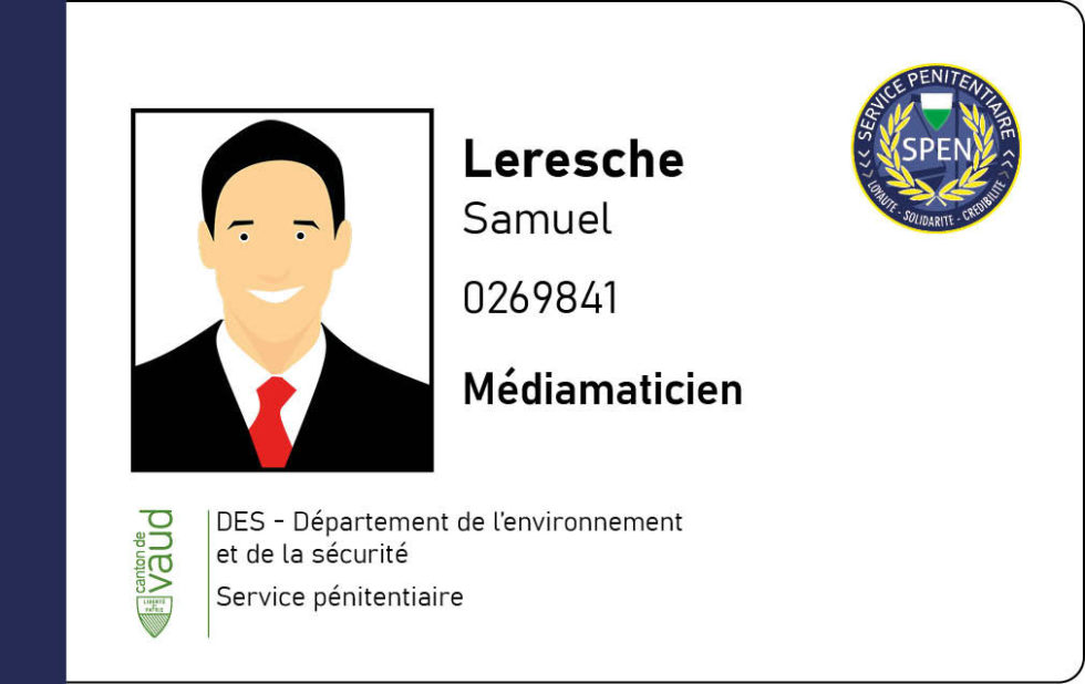 Cartes de légitimation - Portfolio Samuel Leresche
